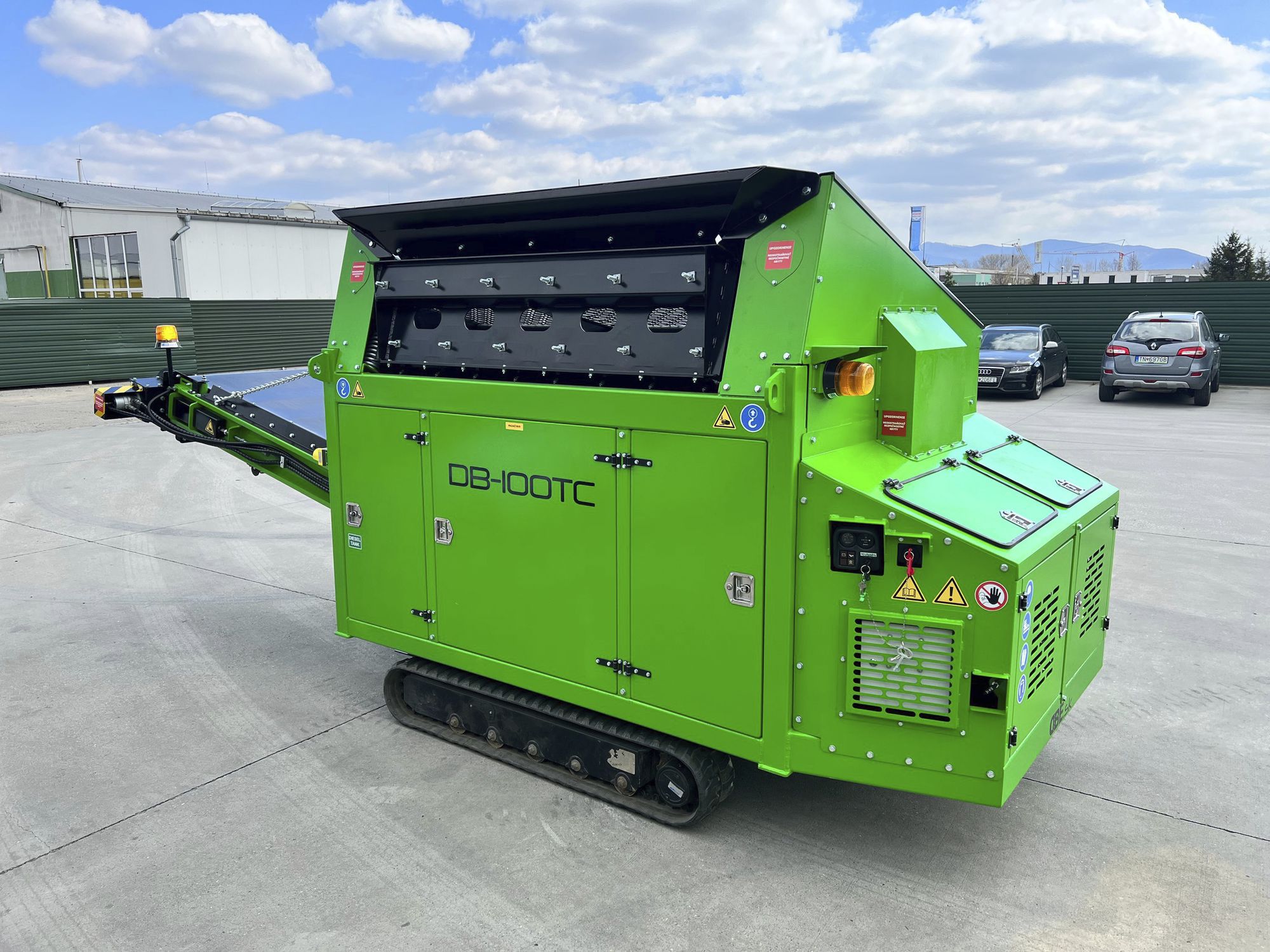 Crible vibrant - DB-100TC - dbe.sk - mobile / pour produits en vrac / à ...