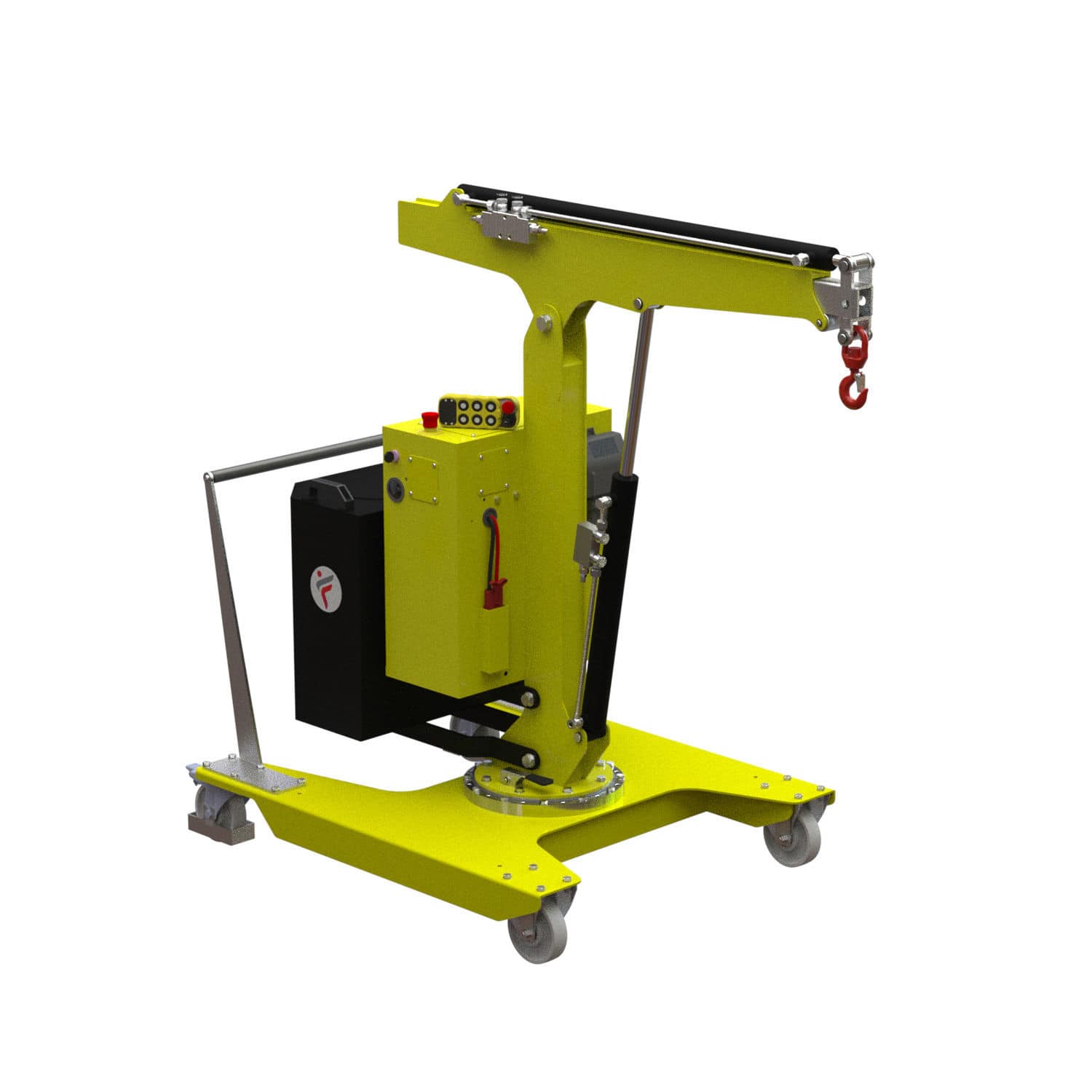 Mini-grue d'atelier à contrepoids - 01B5SER_1000 - Flex Lifting Cranes by AxA Group S.r.l. - 500 ...