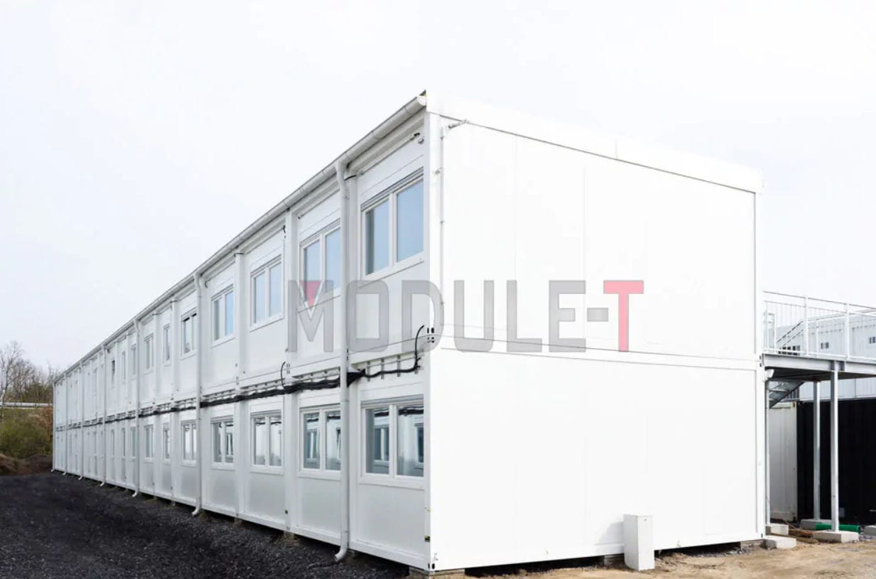 Bâtiment modulaire - Module-t - préfabriqué / commercial / en aluminium