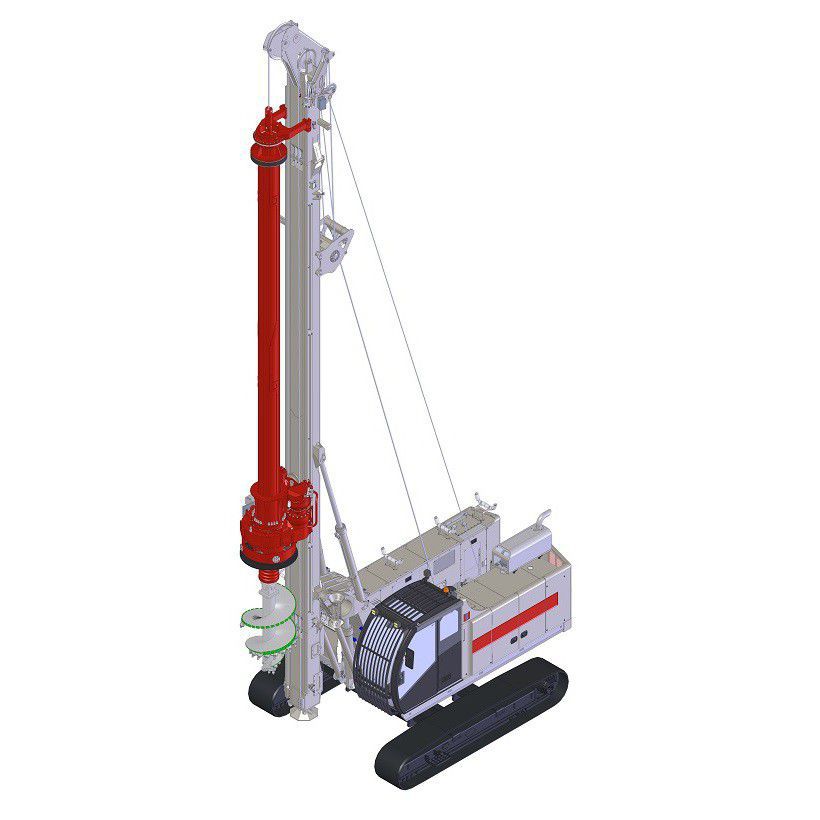 Foreuse de pieux de fondation - CH 320 - Comacchio - de puits / pour ...