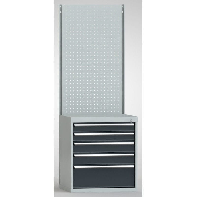 Armoire à 5 tiroirs - BGA - KLW LUTZ - de stockage / murale / verrouillable