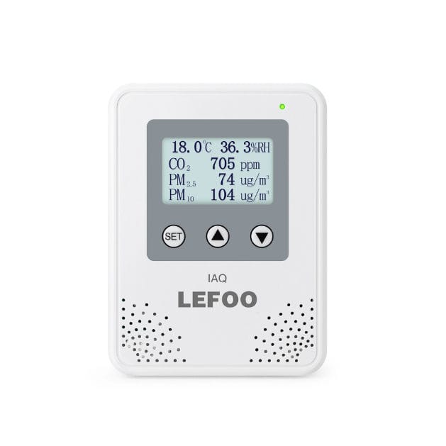 Transmetteur de qualité d'air d'intérieur - LFG60 - LEFOO Group - CO2 / PM10 / température