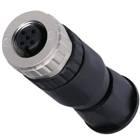 Connecteur d'alimentation électrique - RDJF - PONY SRL - rond / à vis / M12