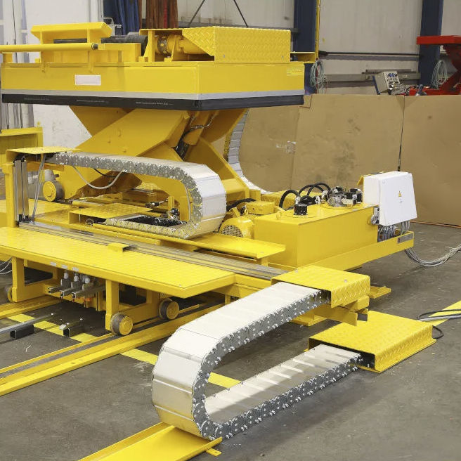 Système de transport sur rail - Wasser Schnitt, S.L. - multi-chariots ...