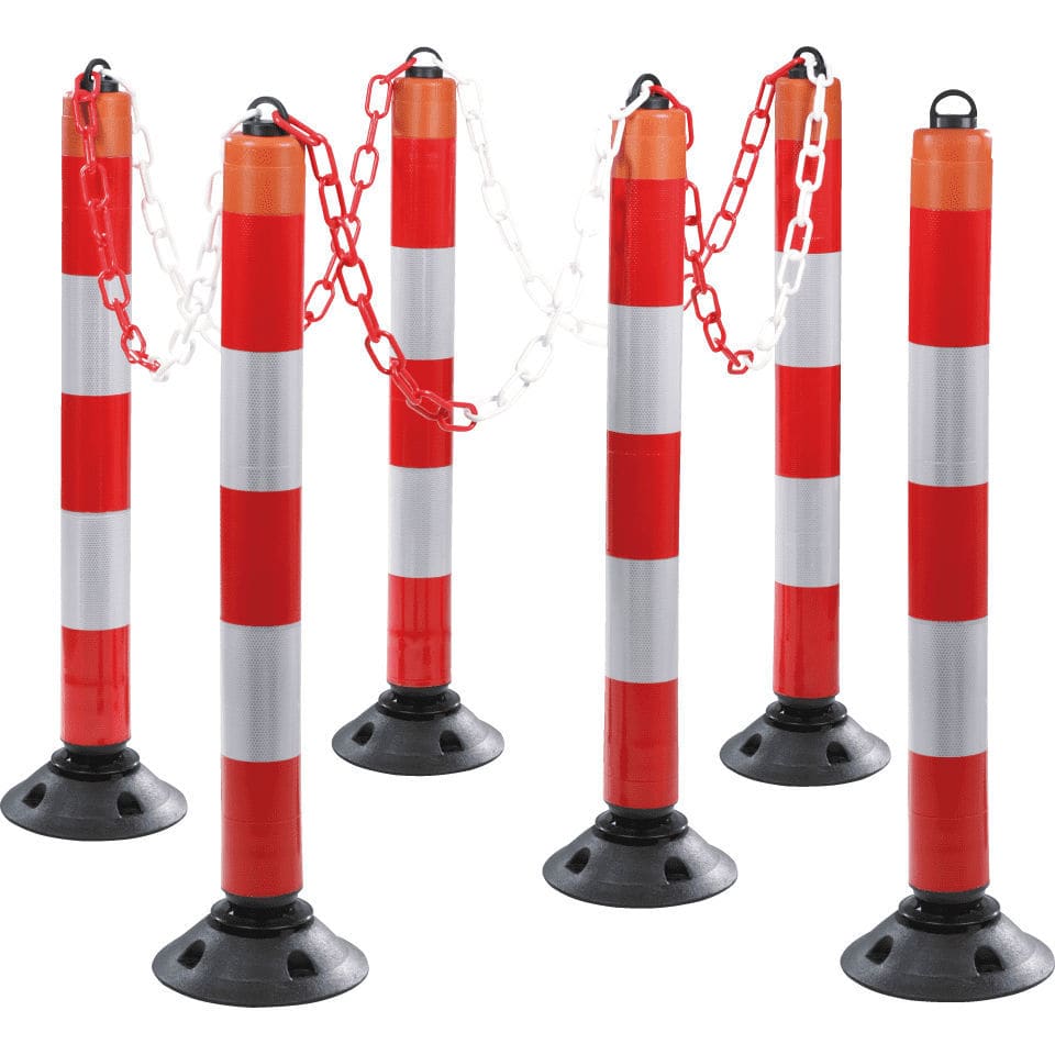 Poteau de balisage de sécurité - 464650 - Kroschke sign-international ...