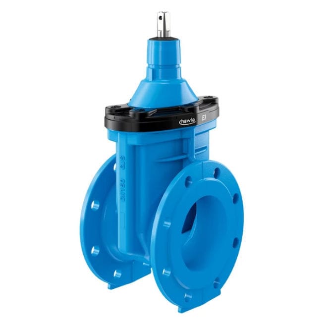 Vanne à opercule - 4000E3 - Hawle - avec volant / pour l'eau / à bride