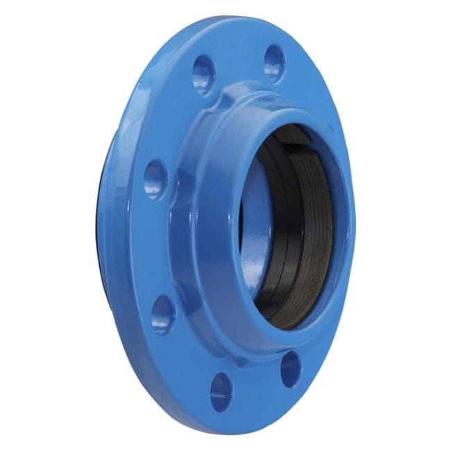 Bride pour tuyaux - 7601 - Hawle - en acier / en fonte / percée