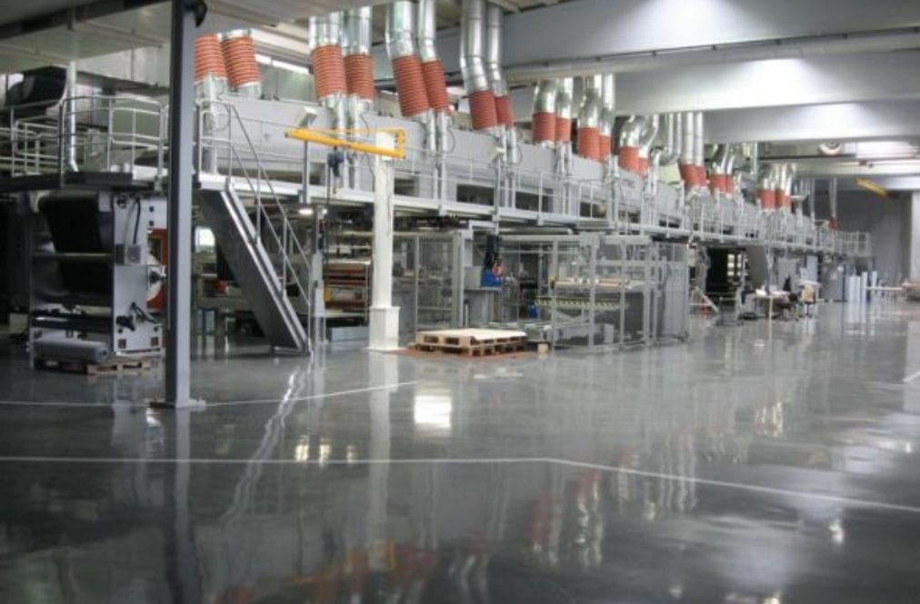 Machine d'enduction ou de complexage d'adhésif - ilamco - de silicone ...