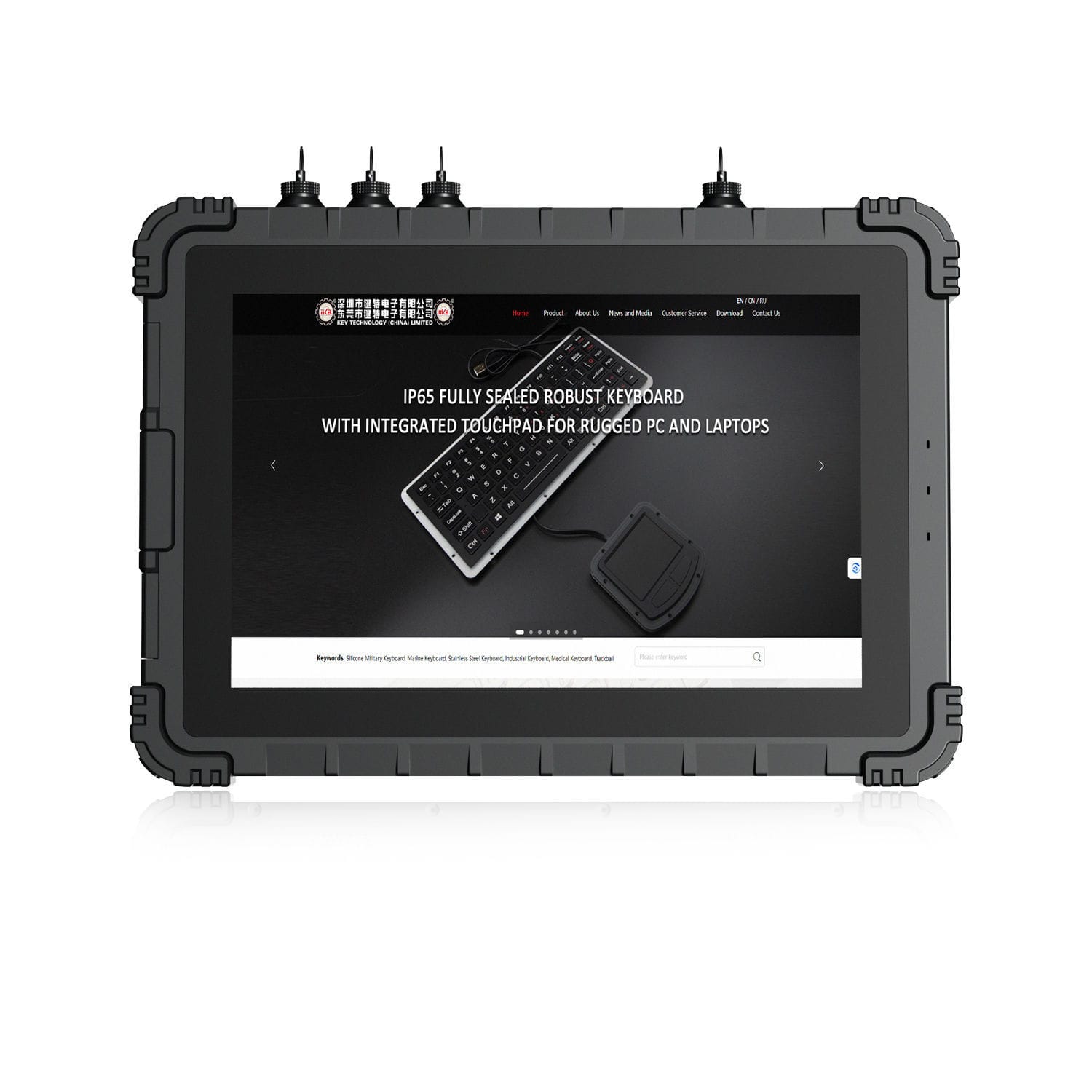 Tablette Windows 10 - RGD-TPC-AX1001T-0005 - Key Technology Rugged System Limited - Windows 7 ...