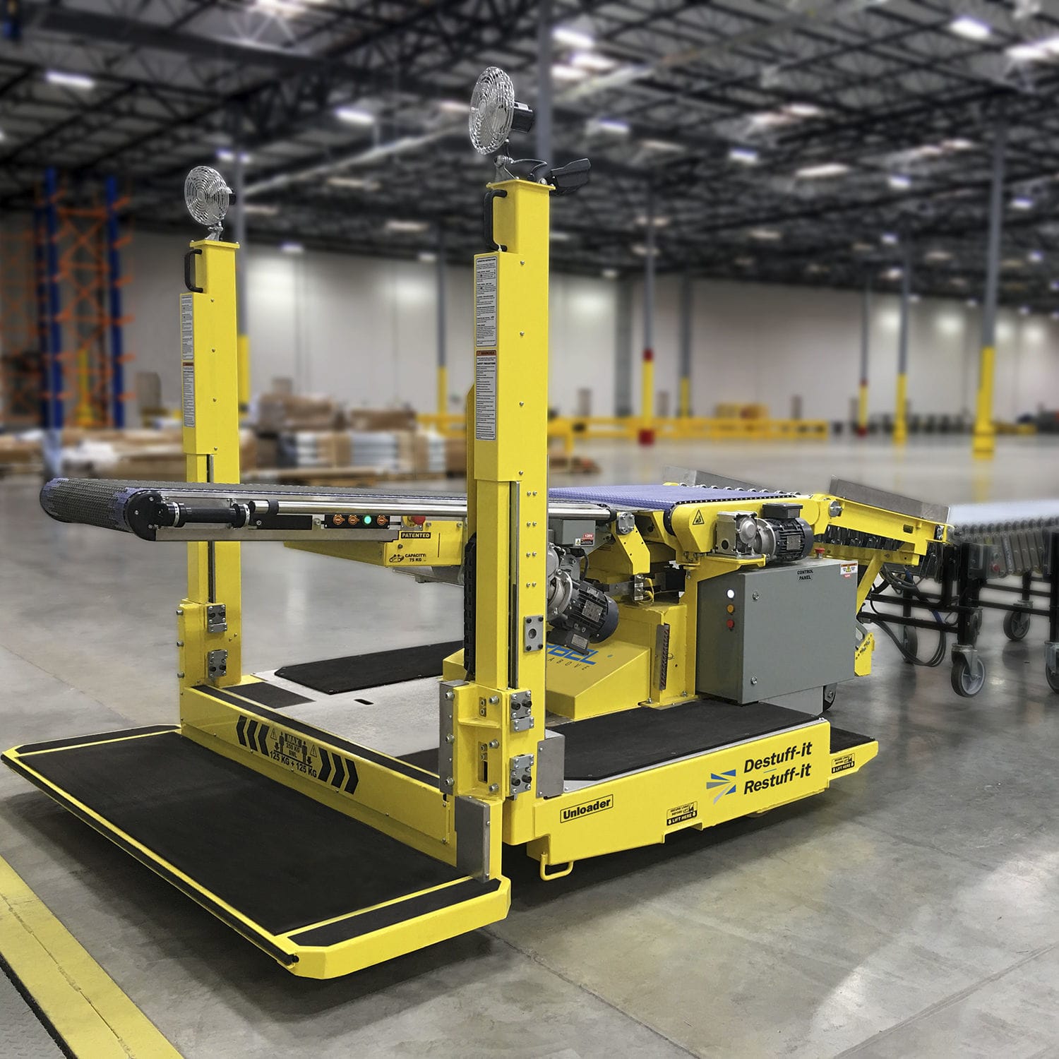 Convoyeur à bande - DESTUFF-IT™ - INMASYS - de déchargement / mobile ...