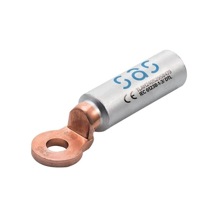 Cosse de câble à sertir - AK-AK series - SAS - en cuivre / en aluminium / bimétallique