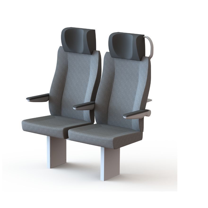 Siège de train seconde classe - Xeon - RECARO rail - première classe ...