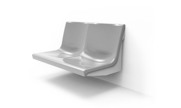 Siège de train classique - PA5 - Khrome - pour métros / plastique / double