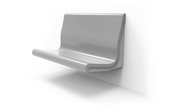 Siège de train classique - R188 - Khrome - pour métros / plastique / double