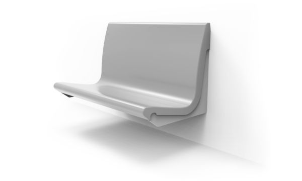 Siège de train classique - R211 - Khrome - pour métros / plastique / double