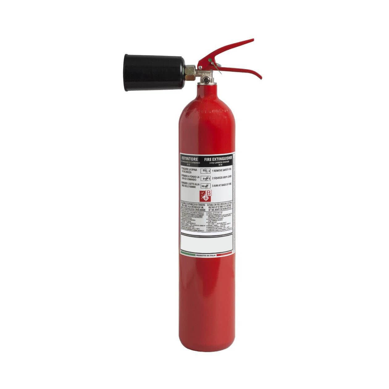 Extincteur à gaz (CO2) - Gielle industries - portable / classe B / classe C