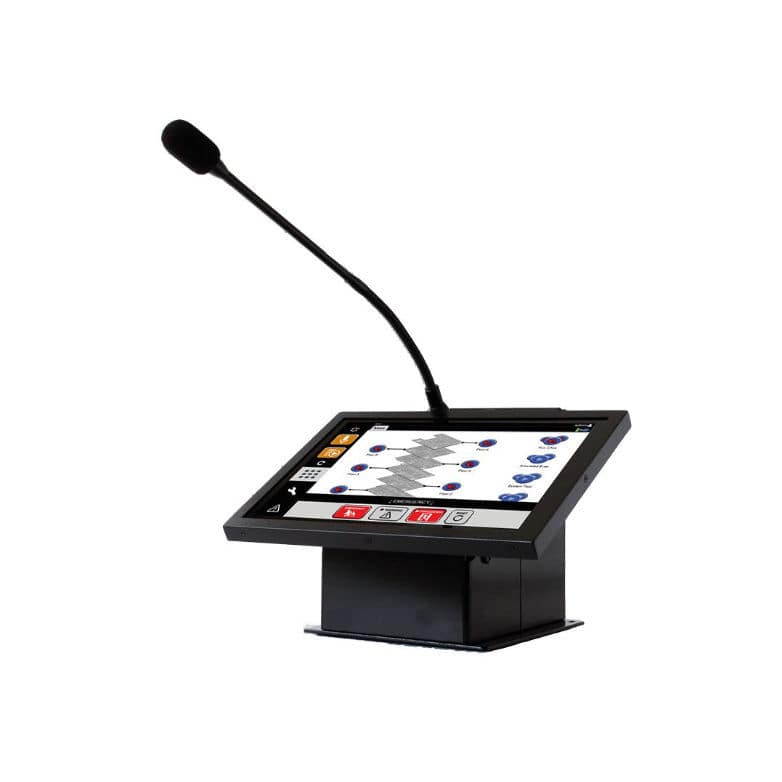 Pupitre de commande - DT-700ETH - Optimus - de bureau / avec microphone
