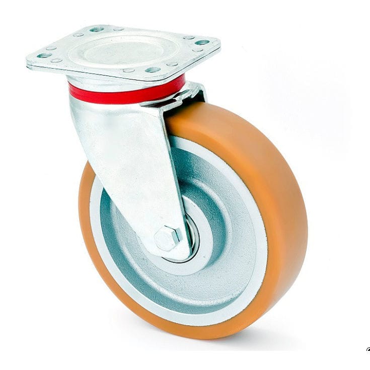 Roue à bandage - LVS/4/250/K – 900 kg - MARBA - en fonte / en polyuréthane / pour câble rond