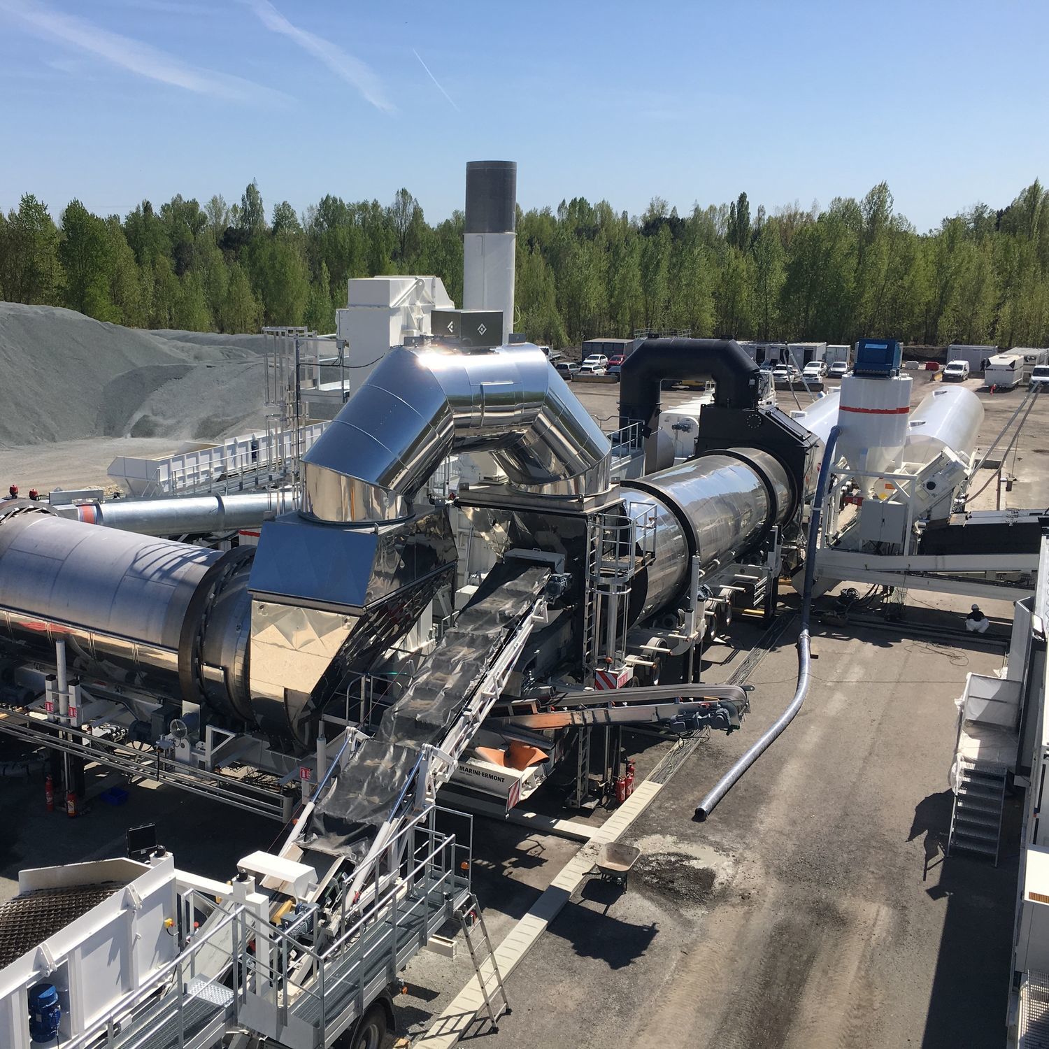 Centrale d'enrobage mobile - TRX HIGHWAY - ERMONT SAS - continue