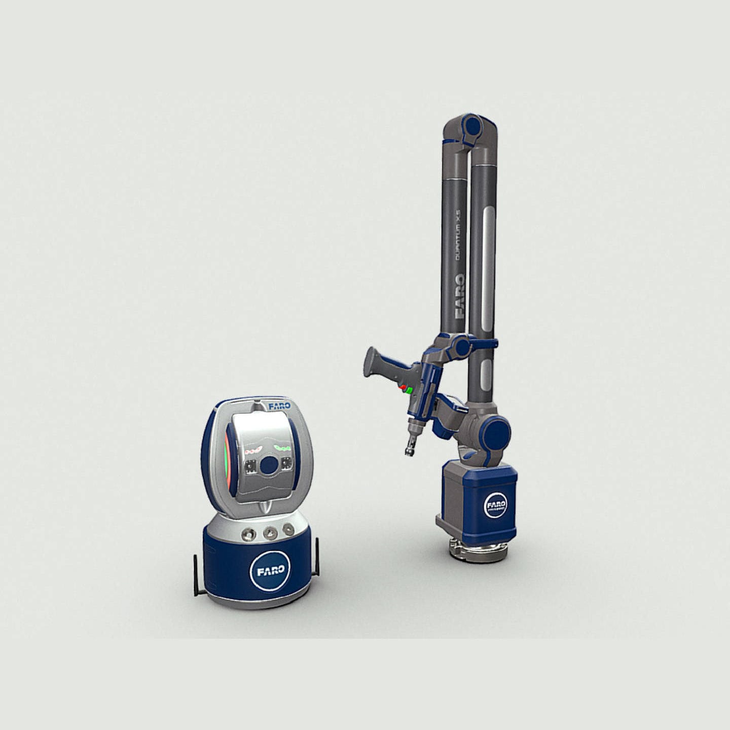 Bras de mesure 3D portable - Super 6DoF TrackArm - FARO - avec scanner ...