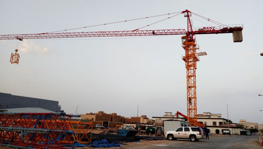 Grue fixe - SYT80(T6510-8) - SANY - à tour / pour chantier / de levage