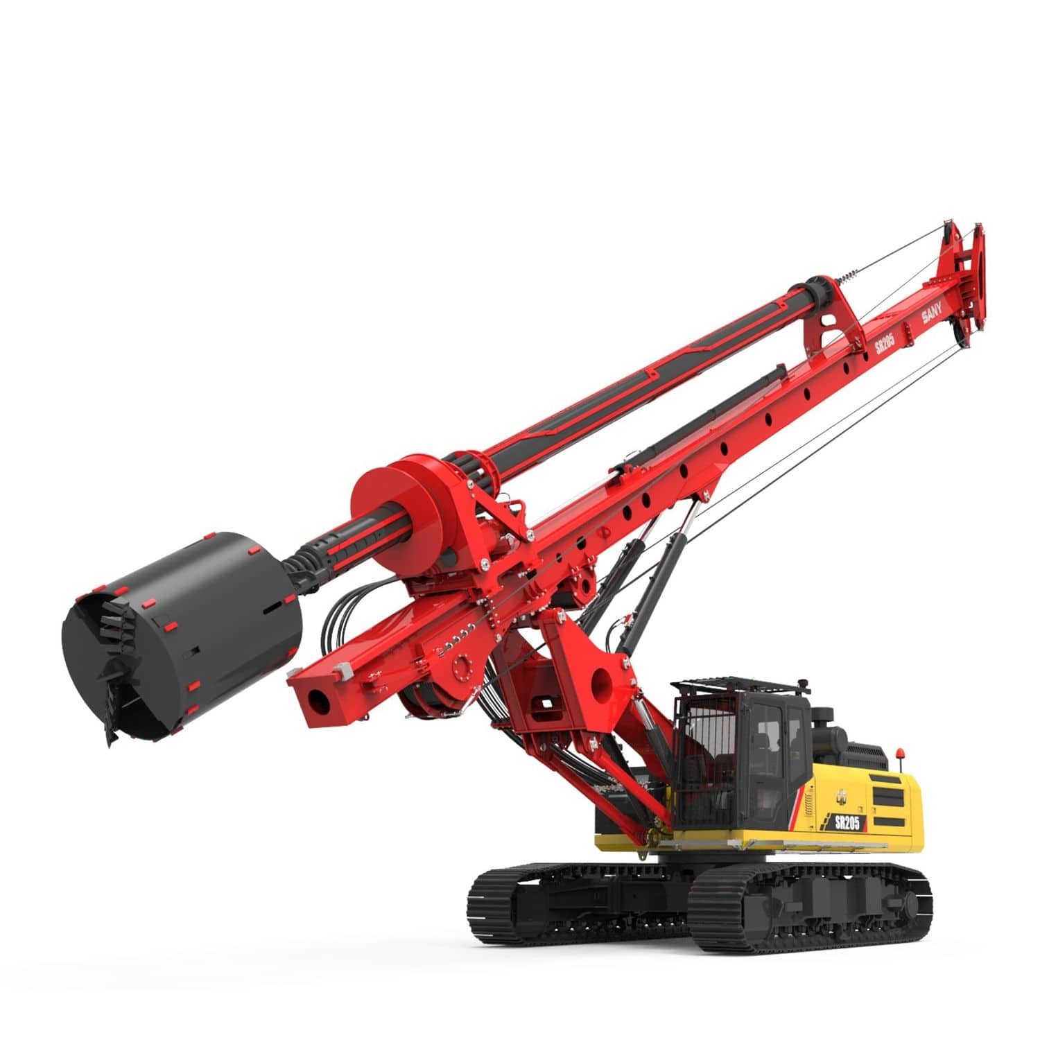 Foreuse rotative - SR205-C10 - SANY - de pieux de fondation / sur ...