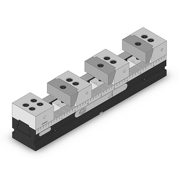 Étau de machine - F677-588202 - Fixtureworks - à vis / multiple