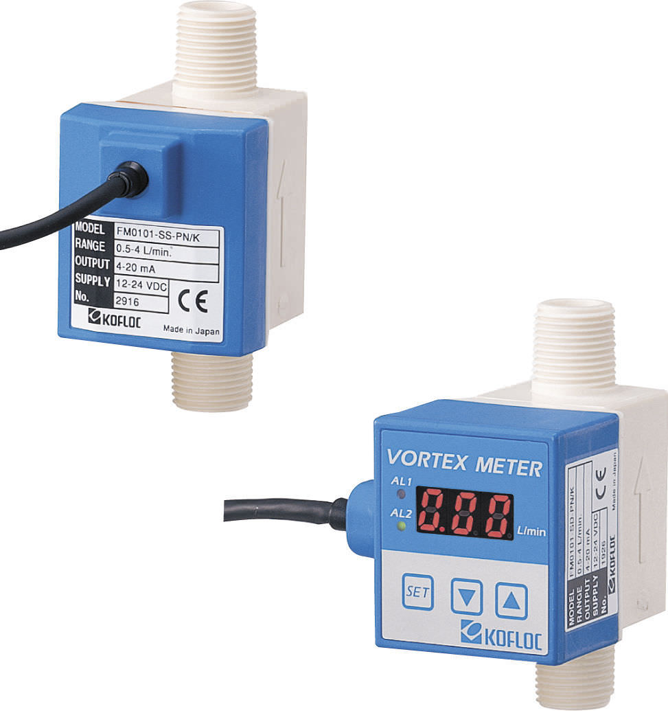 Débitmètre à vortex - FM01 series - KOFLOC Corp. - volumique / pour eau ...