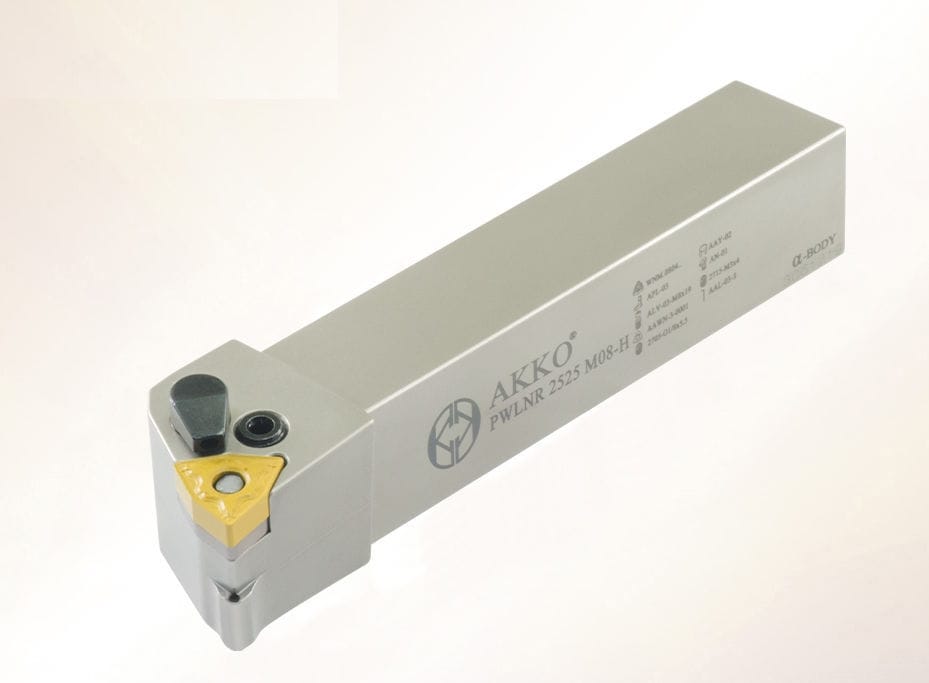 Porte-outil ISO - PWLN series - AKKO CUTTING TOOLS - à vis de réglage / pour l'usinage / pour ...