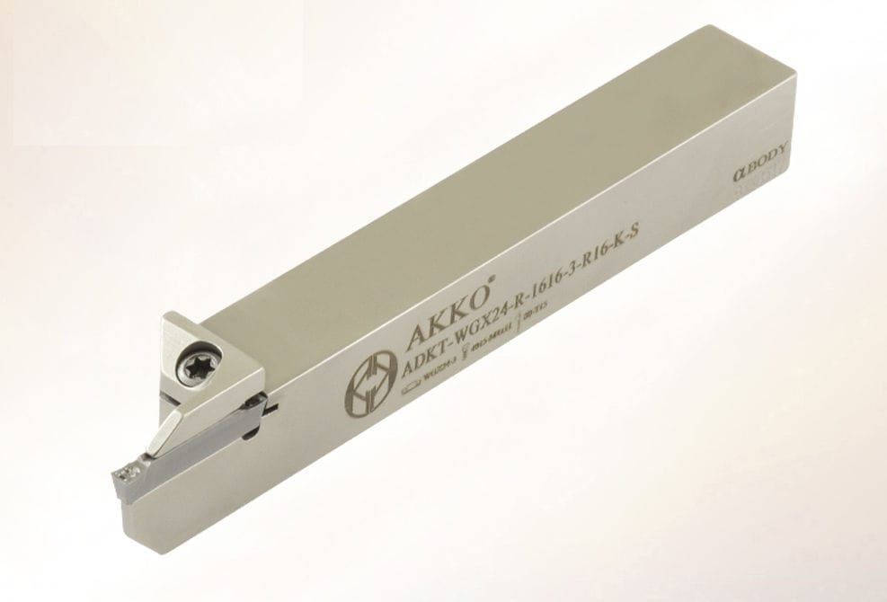 Porte-outil à vis de réglage - ADKT-WGX16 series - AKKO CUTTING TOOLS - pour tournage externe ...