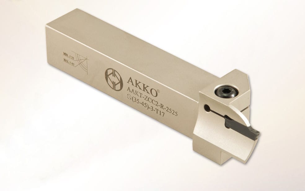 Porte-outil à vis de réglage - AAKT-ZCC2 series - AKKO CUTTING TOOLS - rainurage / pour tournage ...
