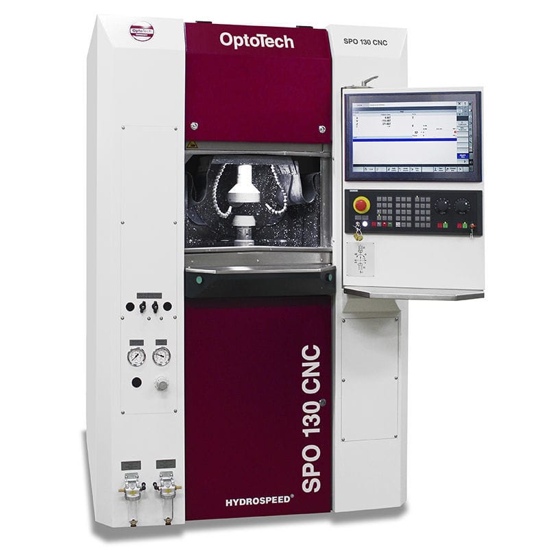 Machine de polissage de lentille - SPO series - OptoTech - pour verre ...