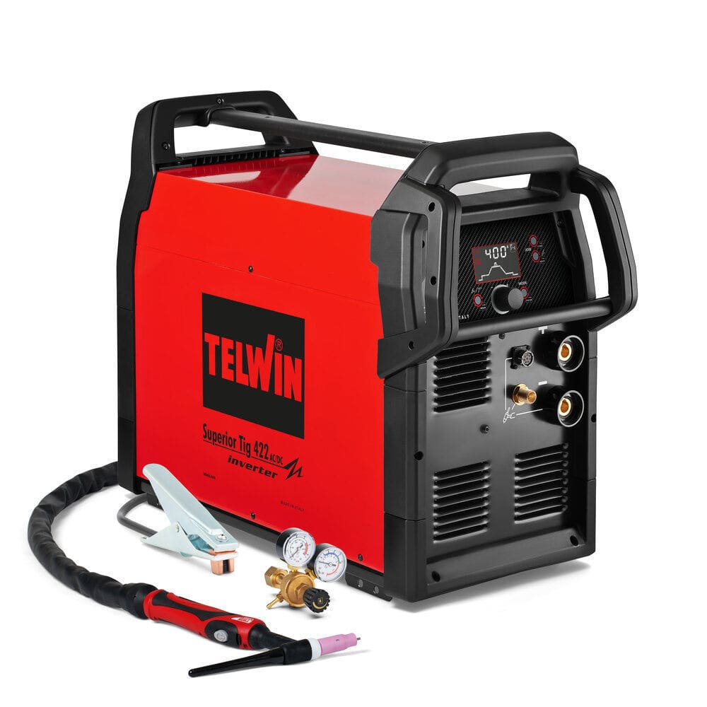 Machine de soudage MMA - SUPERIOR TIG 422 AC/DC + ACC - TELWIN - TIG ...