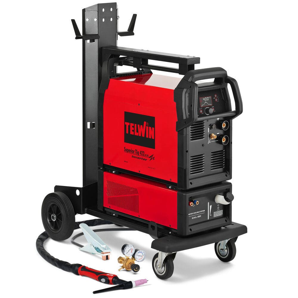 Machine de soudage TIG - SUPERIOR TIG 422 AC/DC AQUA + ACC - TELWIN - à ...