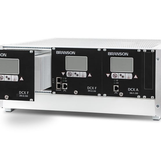 Générateur de soudage à ultrasons - DCX series - Branson Ultrasonics - avec écran intégré