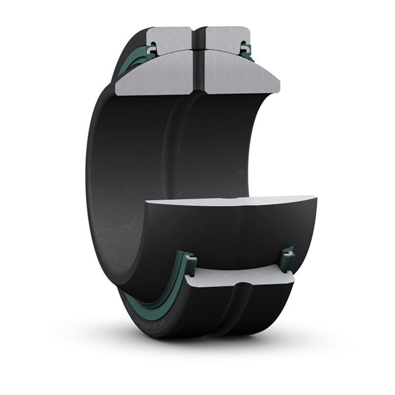 Palier lisse sphérique - GE series - SKF - radial / en acier / en acier ...