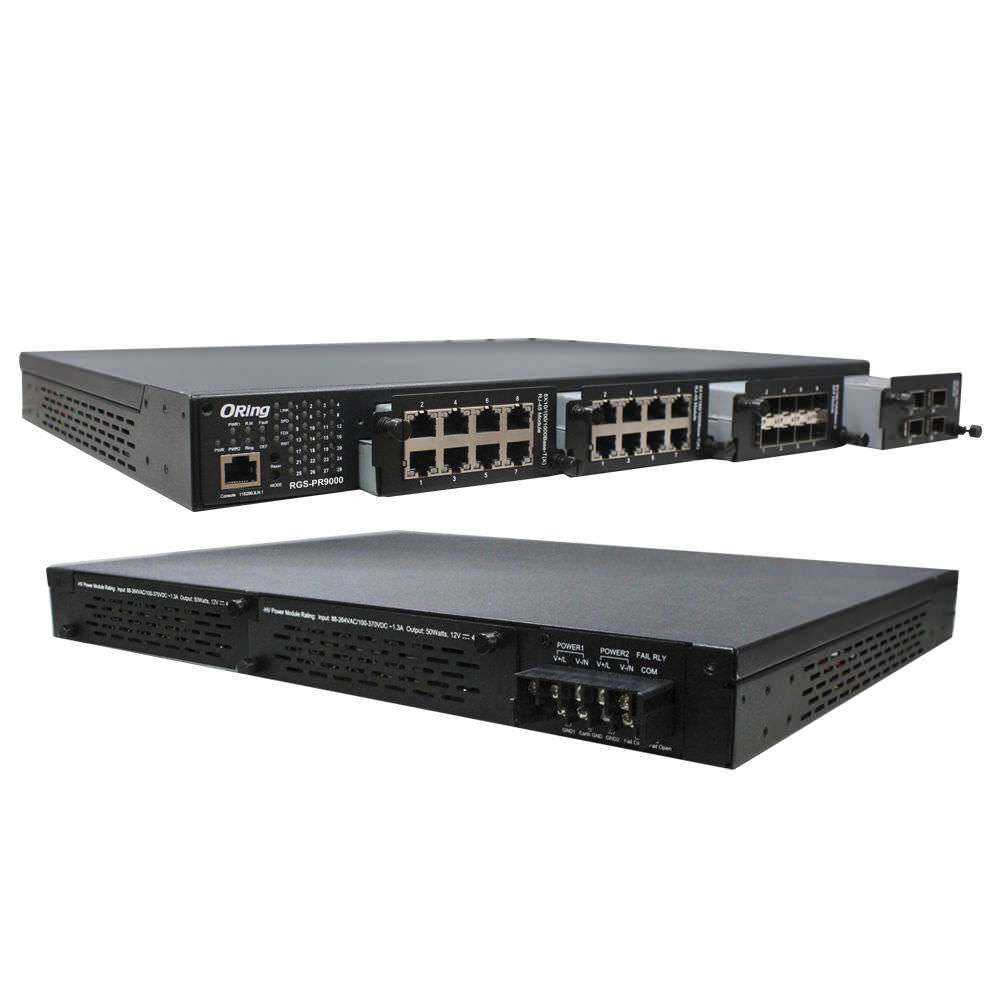 Commutateur Ethernet administrable - RGS-PR9000 series - Oring ...