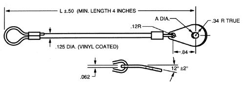 Longe anti-chute à corde - LT1504 - Avibank Mfg., Inc