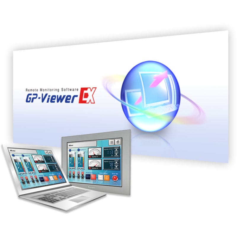 Logiciel de supervision - GP-Viewer EX - Pro-face - viewer / de ...