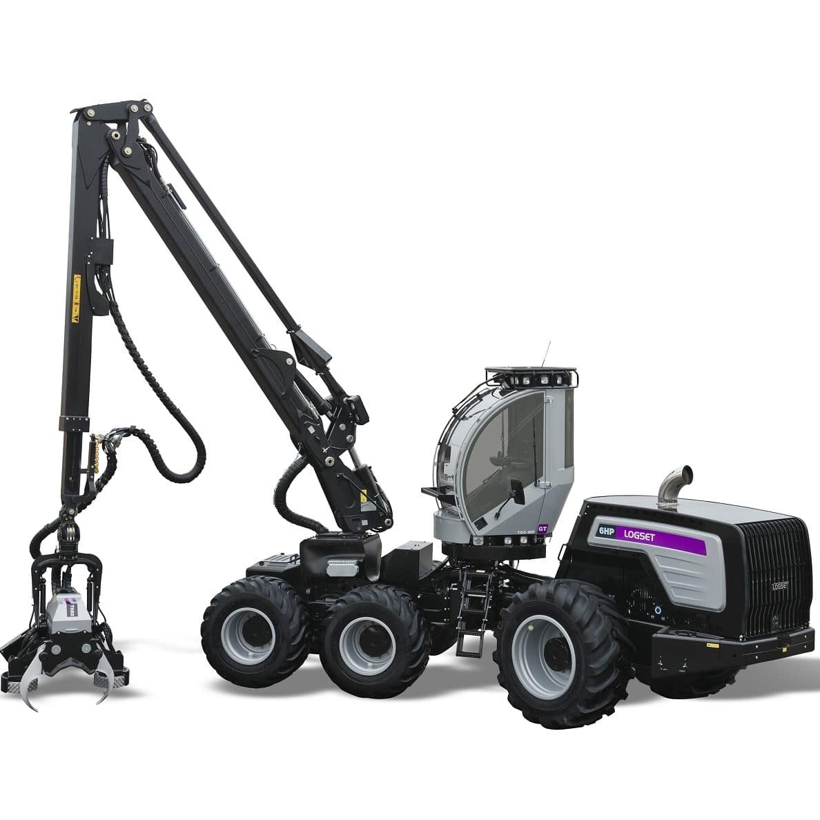 Abatteuse forestière sur pneus - 6HP GT - Oy Logset Ab