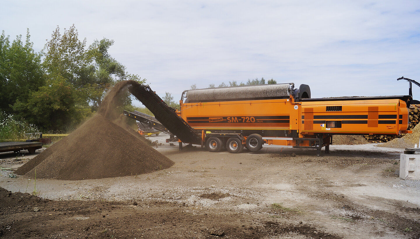 Crible à criblage sec - SM 720.2 SA - Doppstadt - pour le recyclage ...