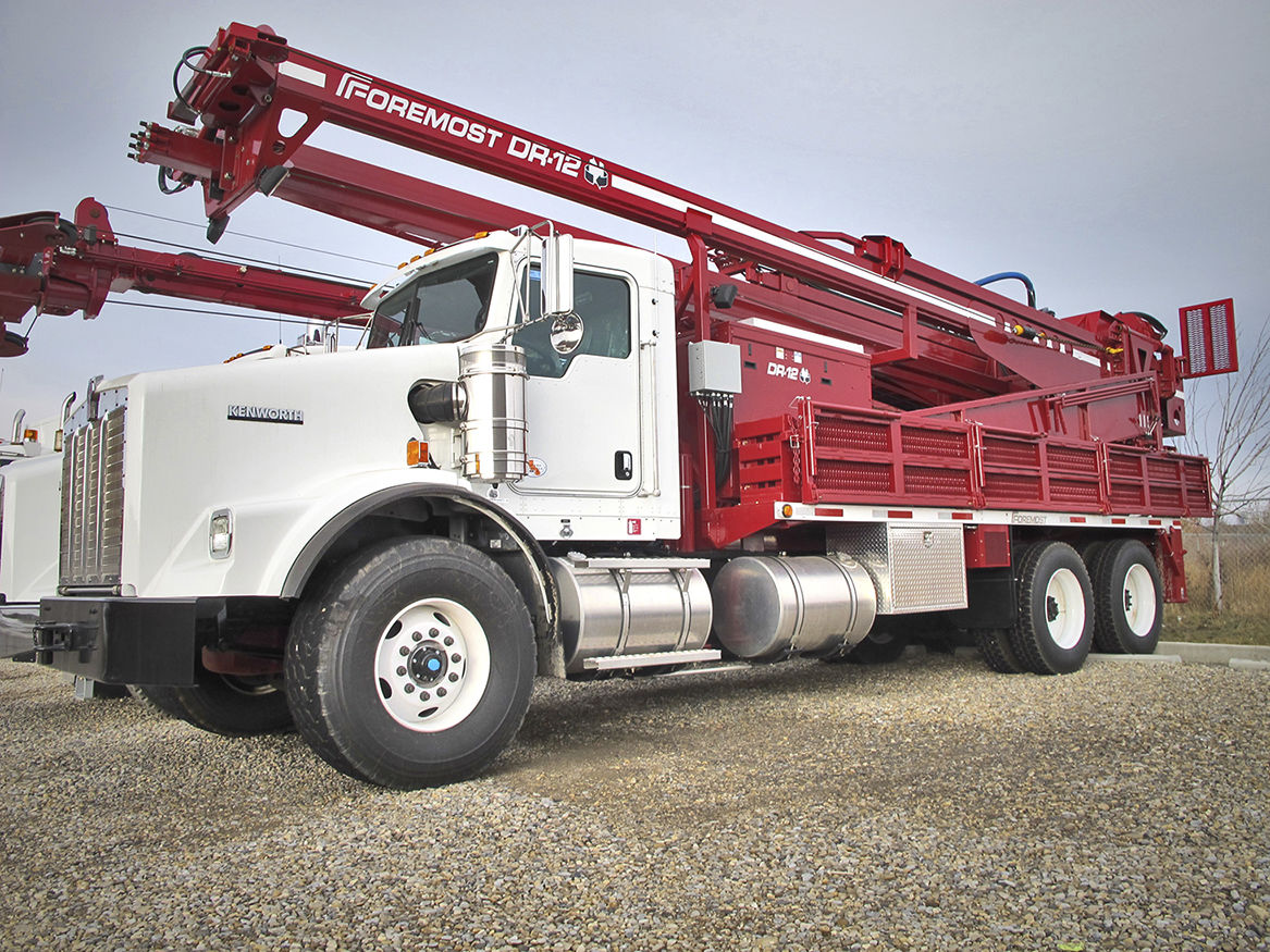 Foreuse multifonction / montée sur camion / rotative à double tête ...