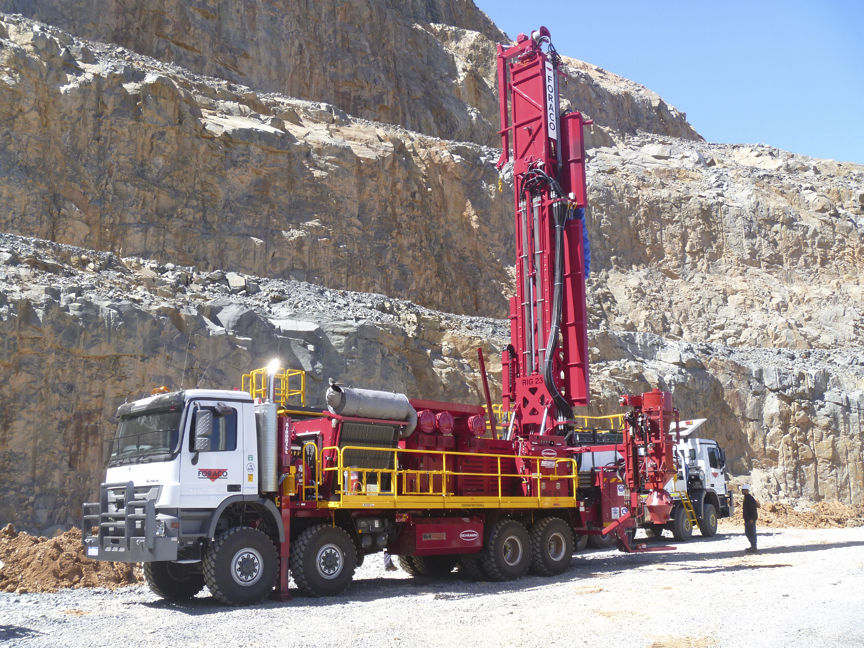 Foreuse d'exploration - T685WS - SCHRAMM, INC. - sur camion / rotative ...