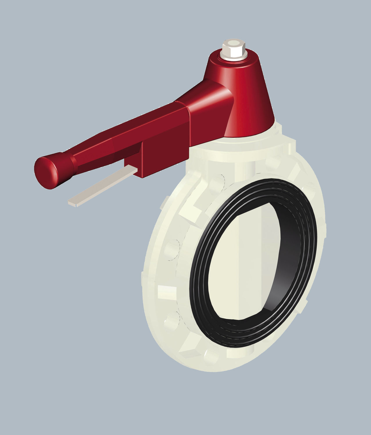 Vanne papillon - DN 50 - 150 | 3700 - SAFI - à levier / en plastique