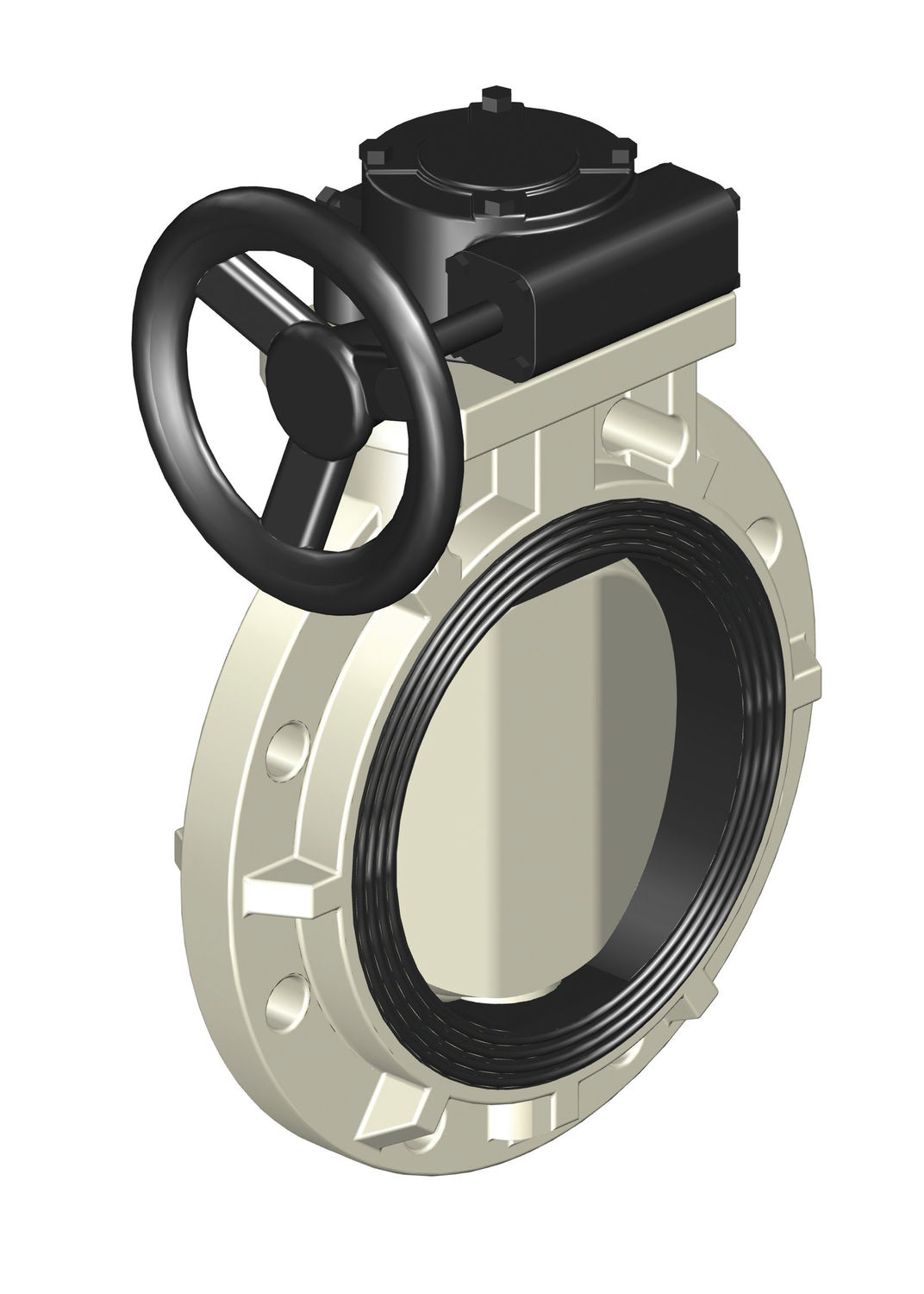 Vanne papillon - DN 200 - 250 | 3700 - SAFI - manuelle / en plastique