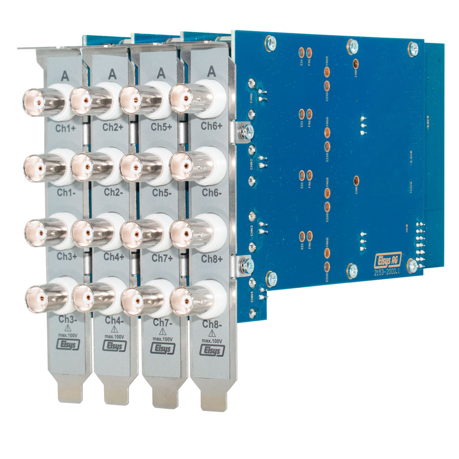 Carte d'acquisition de données PCI Express - TPCE-xx16-8D - Elsys AG - analogique / 8 canaux