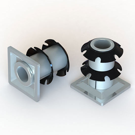 Insert pour montage en extrémité de tube carré - ITT2Q/D11.3 ...