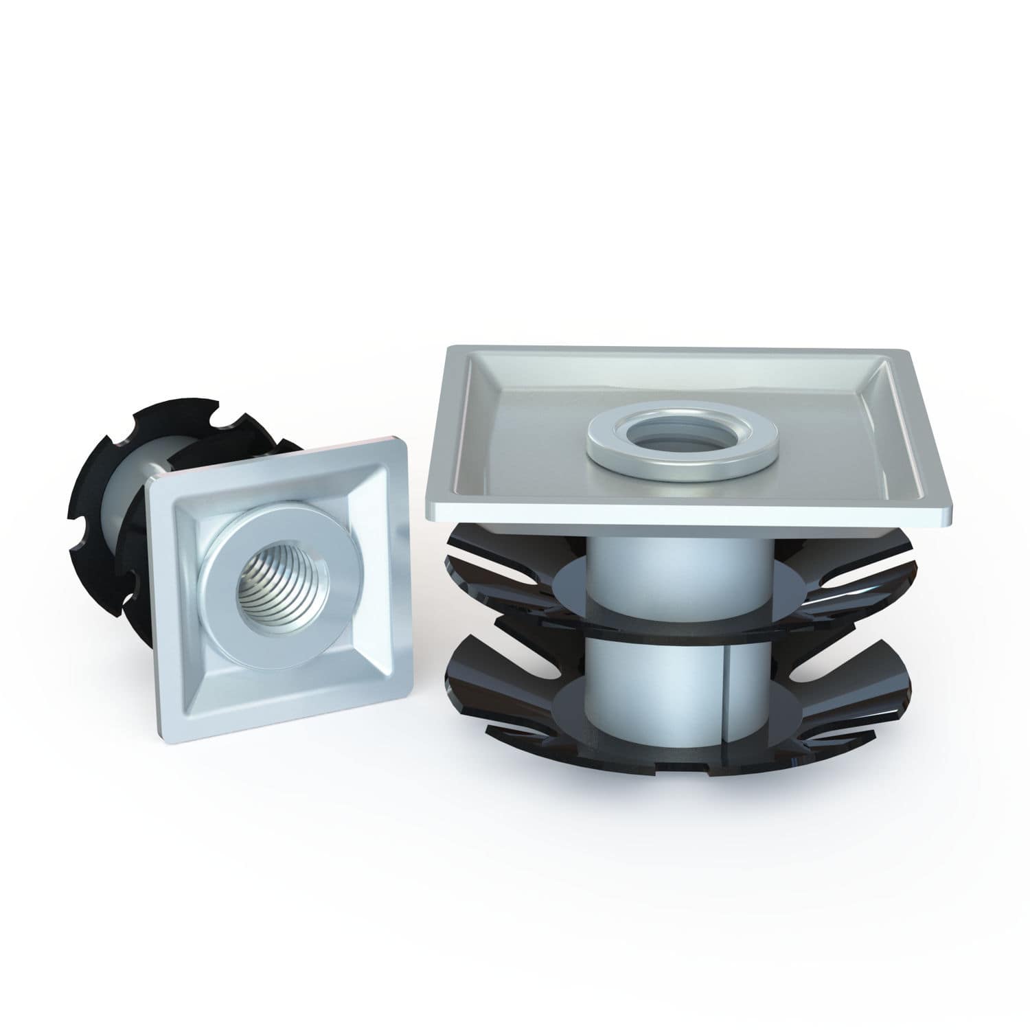 Insert pour montage en extrémité de tube carré - ITT2Q series ...