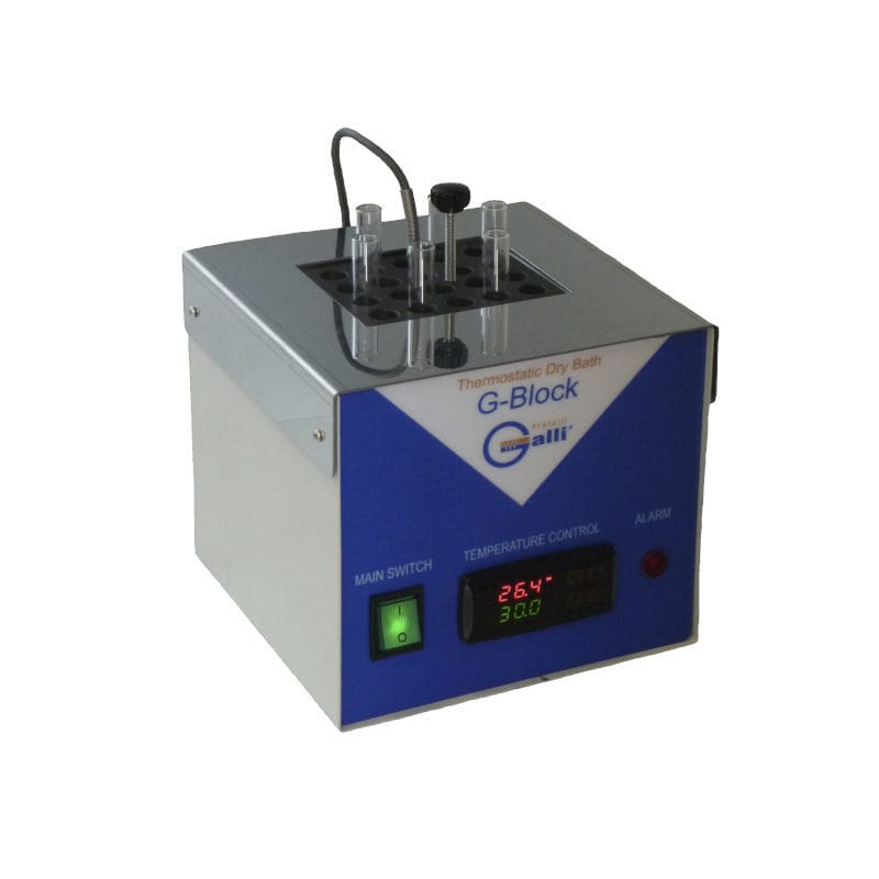 Thermobloc pour tubes à essai - GBLOCK series - F.LLI GALLI G. & P ...