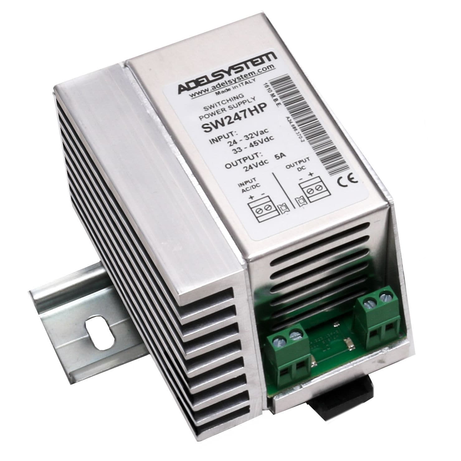 Alimentation électrique sur rail DIN - SW247HP - ADELSYSTEM - DC/DC ...